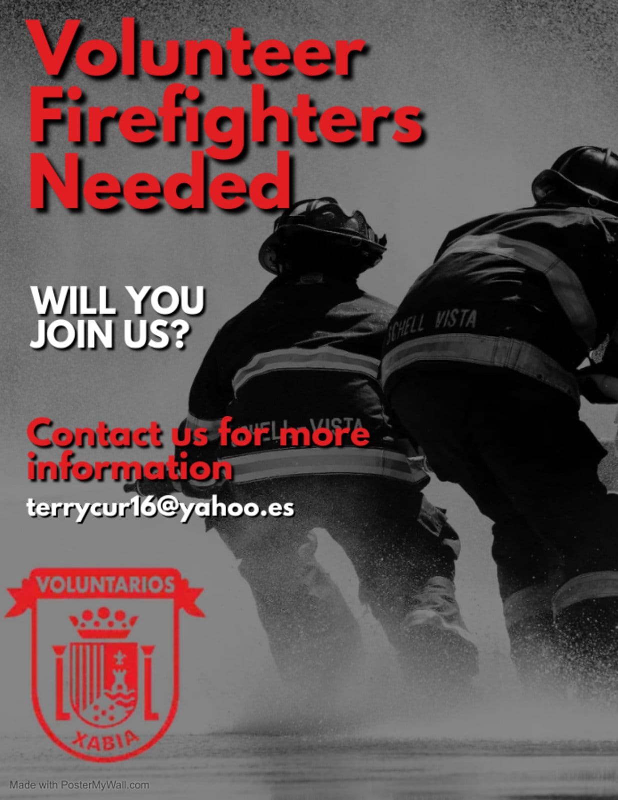 Wanted – Volunteer firefighters in Xàbia – javeamigos.com